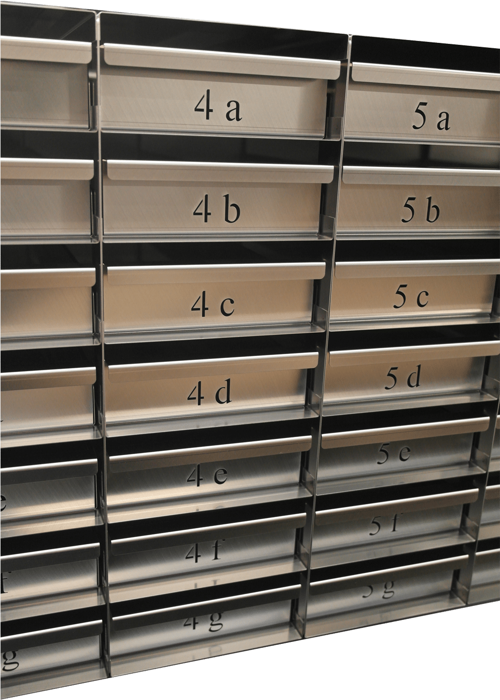 Numbering For Vertical Racks, Upright Side Access Racks - Shelf - Free ...