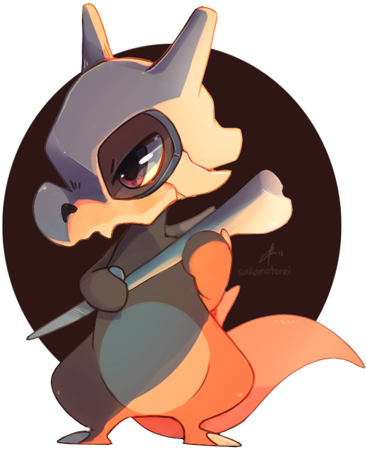 Download Oh Yes I Can Post This Here Too Here's A Cubone - Cartoon PNG ...
