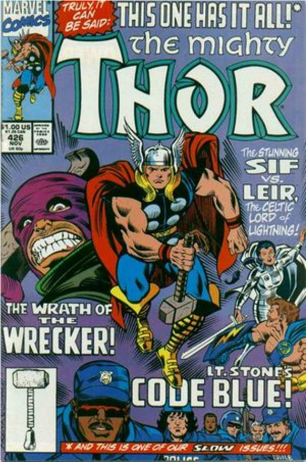 Download Купете Comics 1990-11 The Mighty Thor - Thor PNG Image with No ...