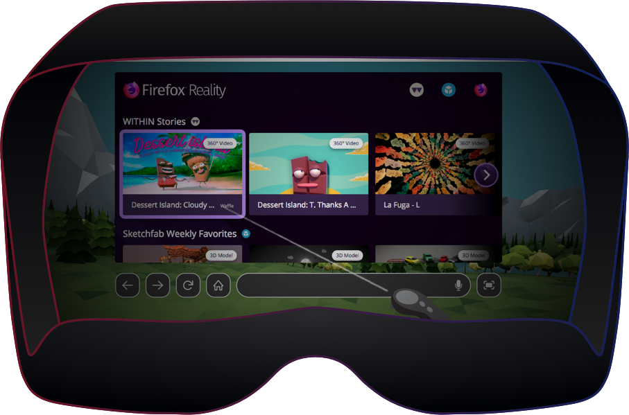 Download Firefox - Vr Web Browser PNG Image with No Background - PNGkey.com