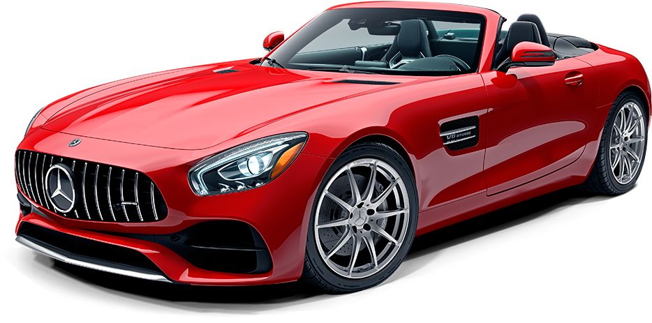 Download Luxury Car Png - Mercedes Amg Gt Roadster Red PNG Image with ...