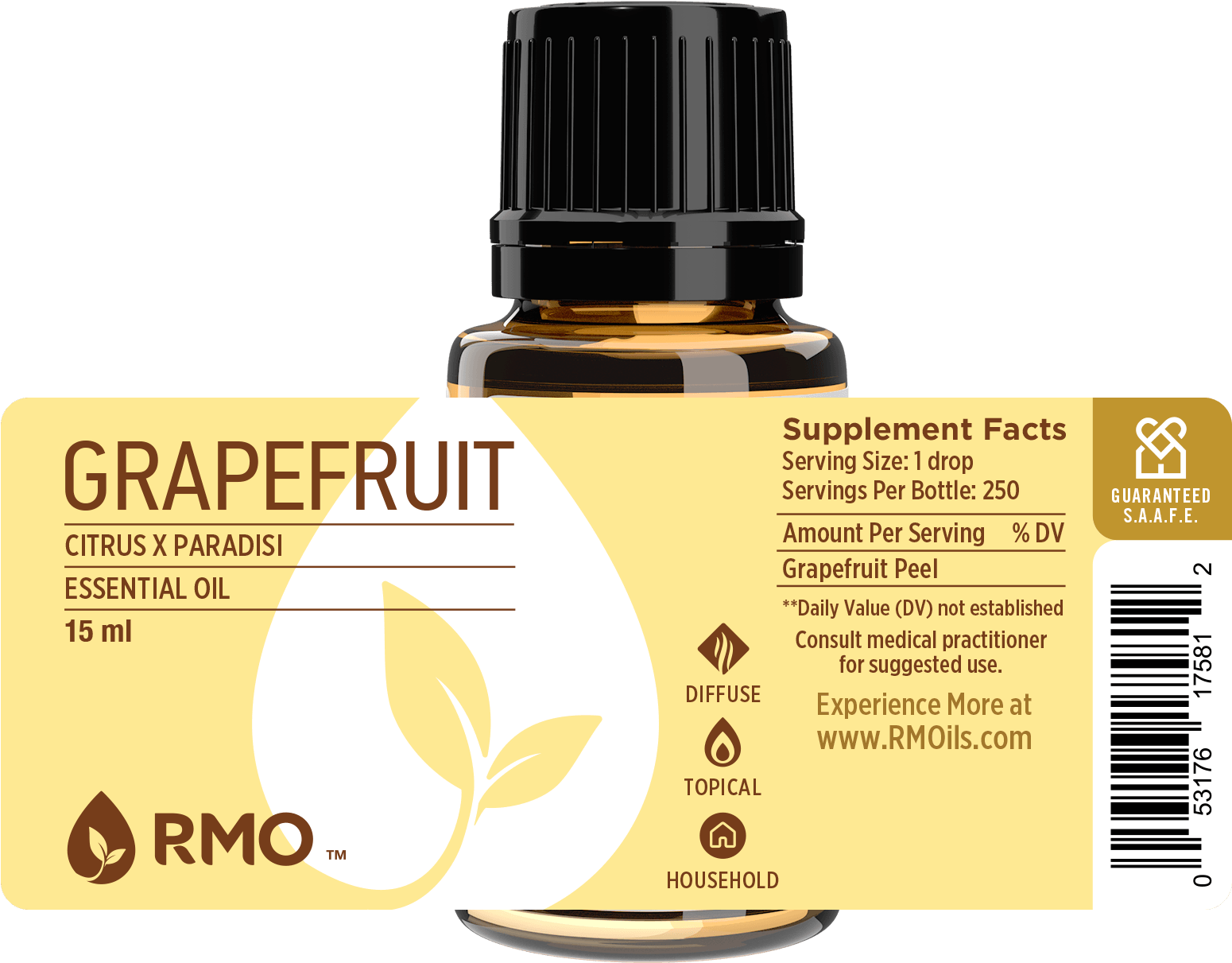 Download Grapefruit, Pink Essential Oil Label - Essential Oils Nerve ...