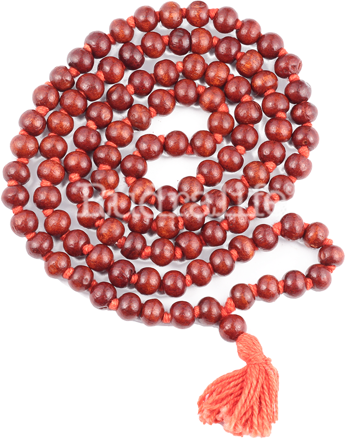 Download Red Sandalwood Mala - Bead PNG Image with No Background ...