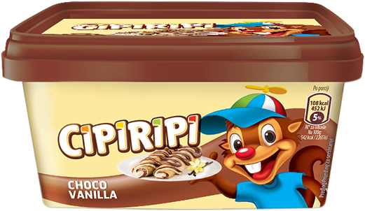 Download Cipiripi Krem Čoko/vanila 400g - Cipiripi PNG Image with No ...