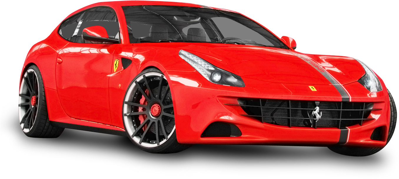 Download Red Ferrari Car - Ferrari Ff Wheelsandmore PNG Image with No ...