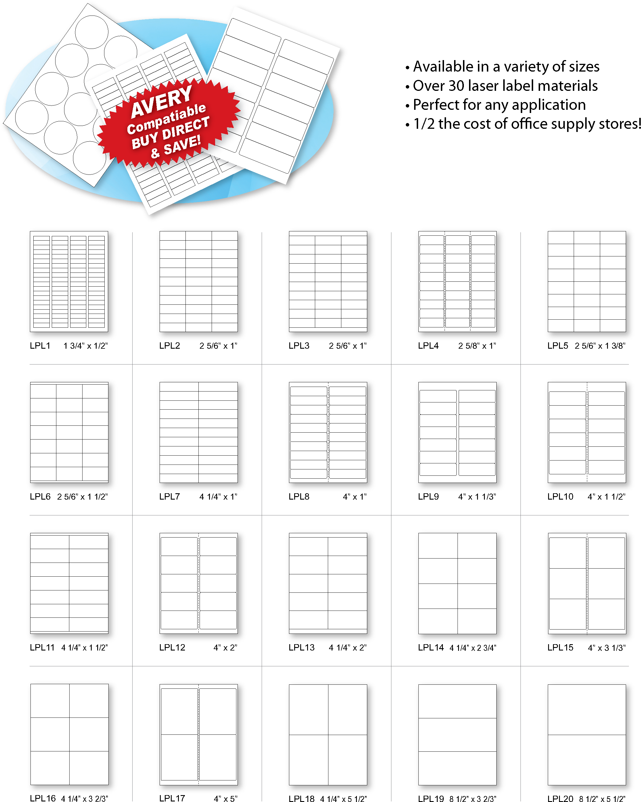 Download Labels Plus Also Offers A Large Selection Of Blank ...