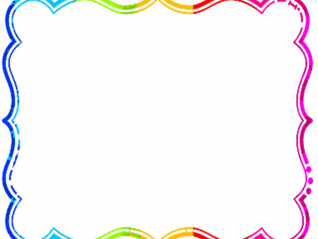 Download Flowers Borders Clipart Borderline - Cute Rainbow Border PNG ...