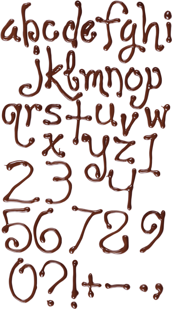 Download Chocolate Sweet Font - Chocolate Font PNG Image with No ...