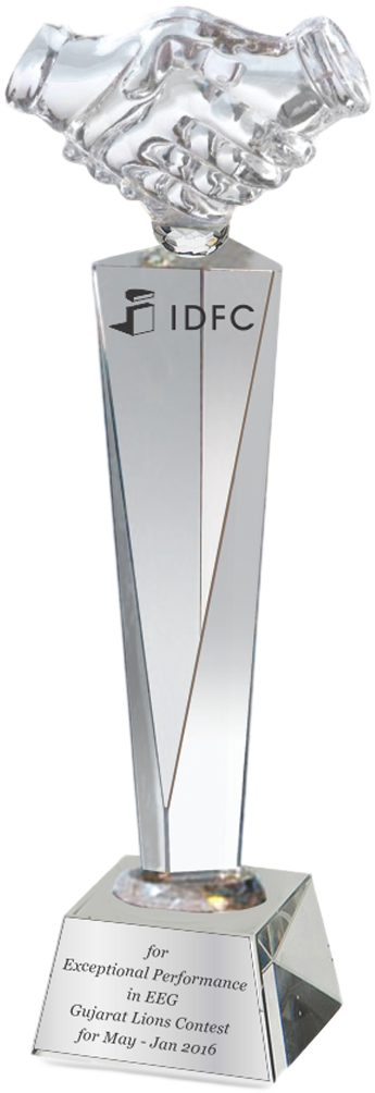 Download Crystal Trophies Handshake Pillar Skcg 238 A - Trophy PNG ...