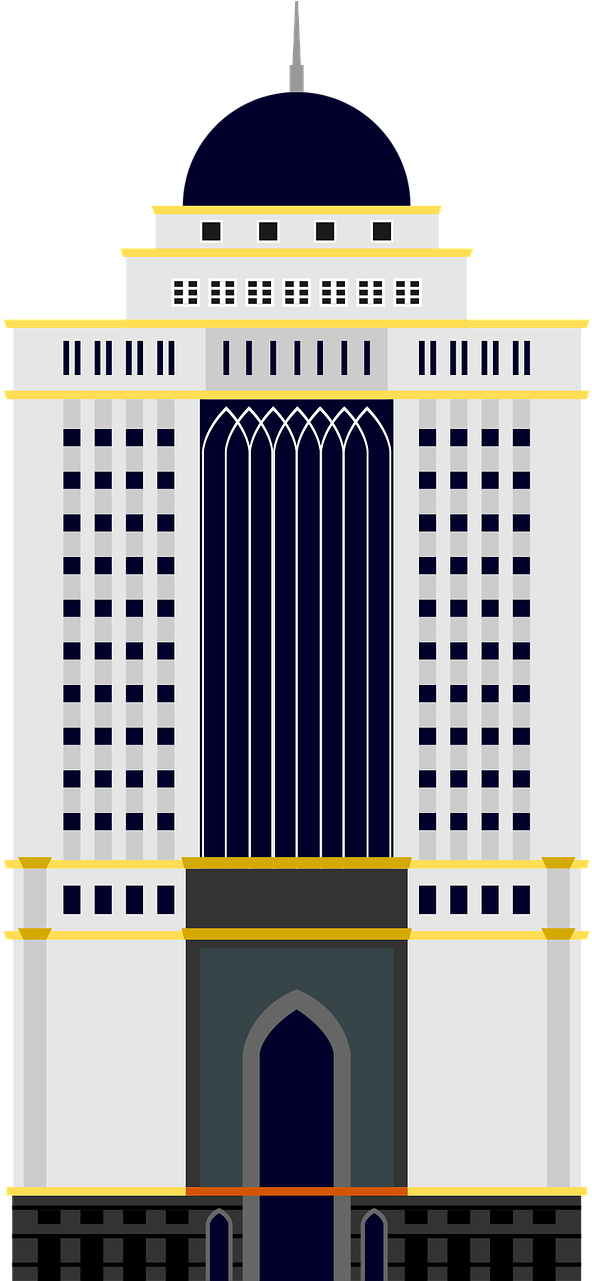 Architecture Bank Building - Bangunan Tabung Haji Vector - Free ...