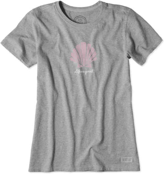 Download Women's Seashell Crusher Tee - Active Shirt PNG Image with No ...