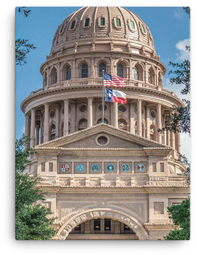 Download The Texas State Capitol Canvas - Texas State Capitol PNG Image ...