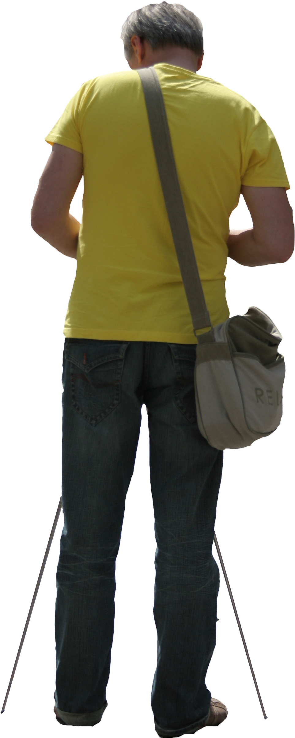 Download 2d People, Back - Standing PNG Image with No Background ...
