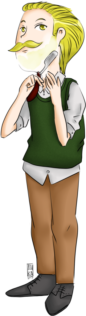 Download How To Shave With A Straight Razor - Cartoon PNG Image with No ...