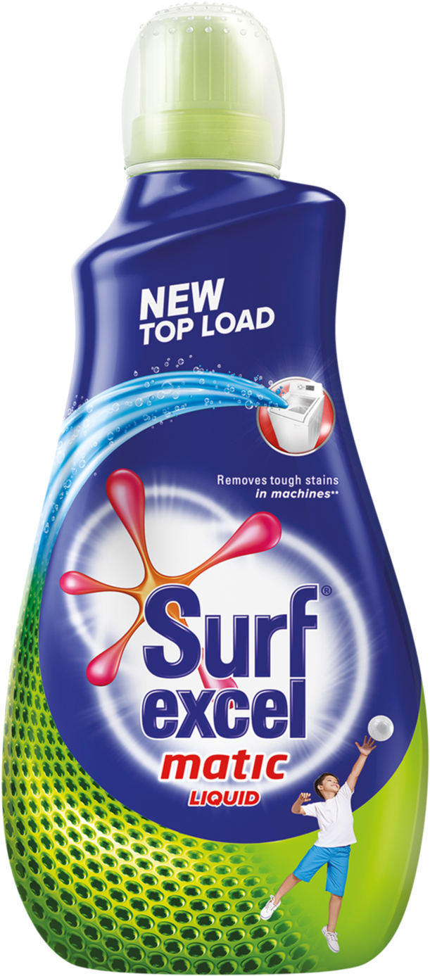 Download Surf Excel Matic Liquid Front Load PNG Image with No ...