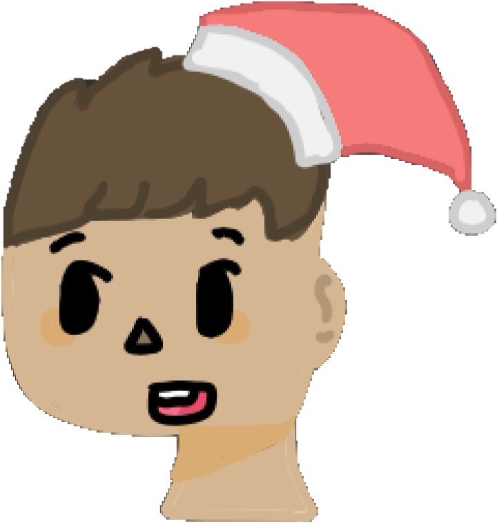 Drawn Santa Hat Bfdi - Cartoon - Free Transparent PNG Download - PNGkey