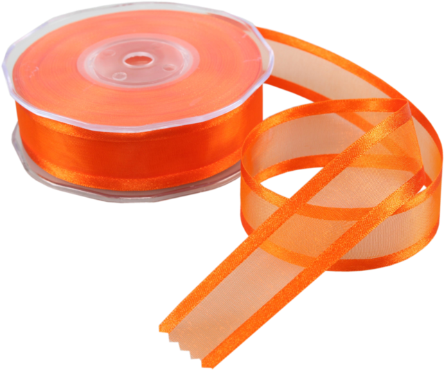 Download Ribbon, 25mm, 25m, Orange - Circle PNG Image with No ...