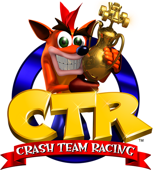 Crash - Crash Team Racing Logo - Free Transparent PNG Download - PNGkey