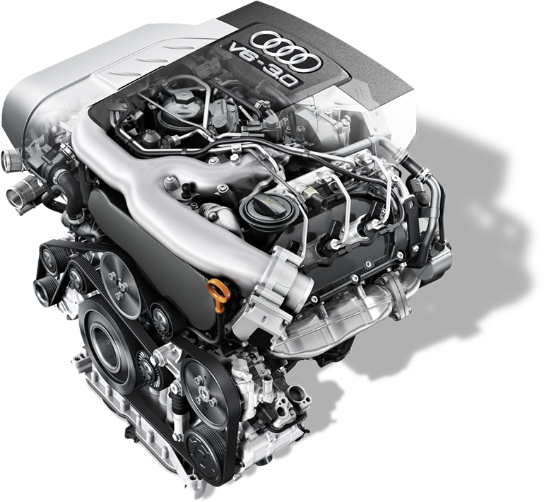 Download Audi Engines - Turbocharged Direct Injection PNG Image with No ...