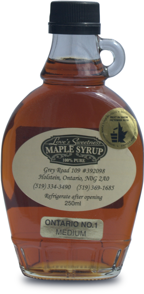Download 250ml Maple Syrup - Glass Bottle PNG Image with No Background ...