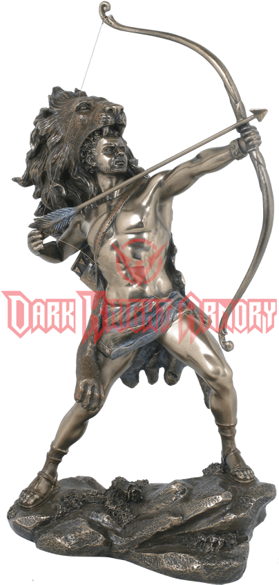 Hercules Statue Png - Hercules Nemean Lion Pelt - Free Transparent PNG ...
