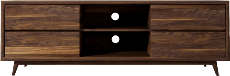 Download Vintage Walnut Media Unit - Kệ Tivi Cổ Điển Gỗ Óc Chó PNG ...