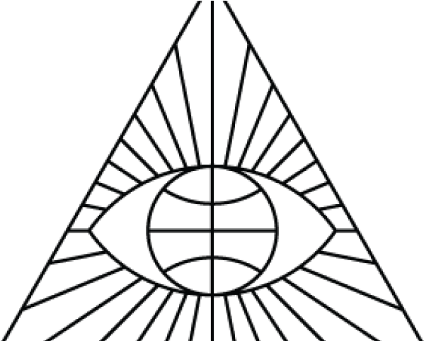 Drawn Illuminati Triangle - Triangle With Eye - Free Transparent PNG ...