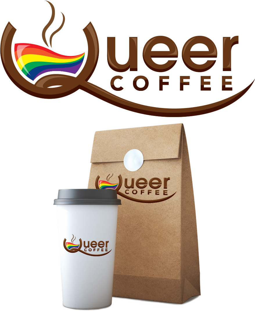 Download Queer Coffee Logo Design - Graphic Design PNG Image with No ...
