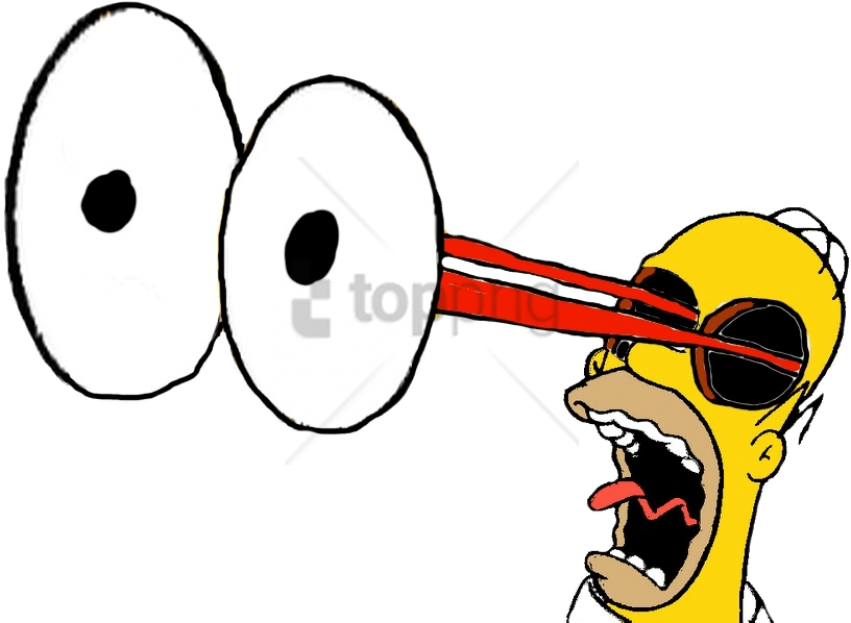 Homer Simpson's Eyes Popping Out By Darthraner83 On - Eyes Popping Out ...