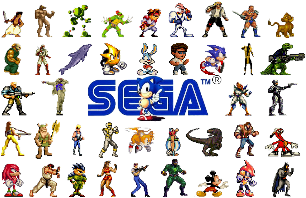Download Sega - Sega Genesis Characters PNG Image with No Background ...