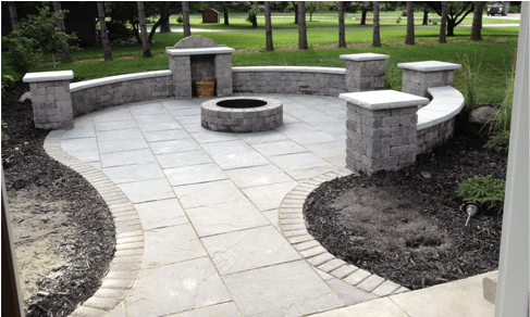 Download Beautiful Big Garden With Walkway - Decook Landscaping PNG ...