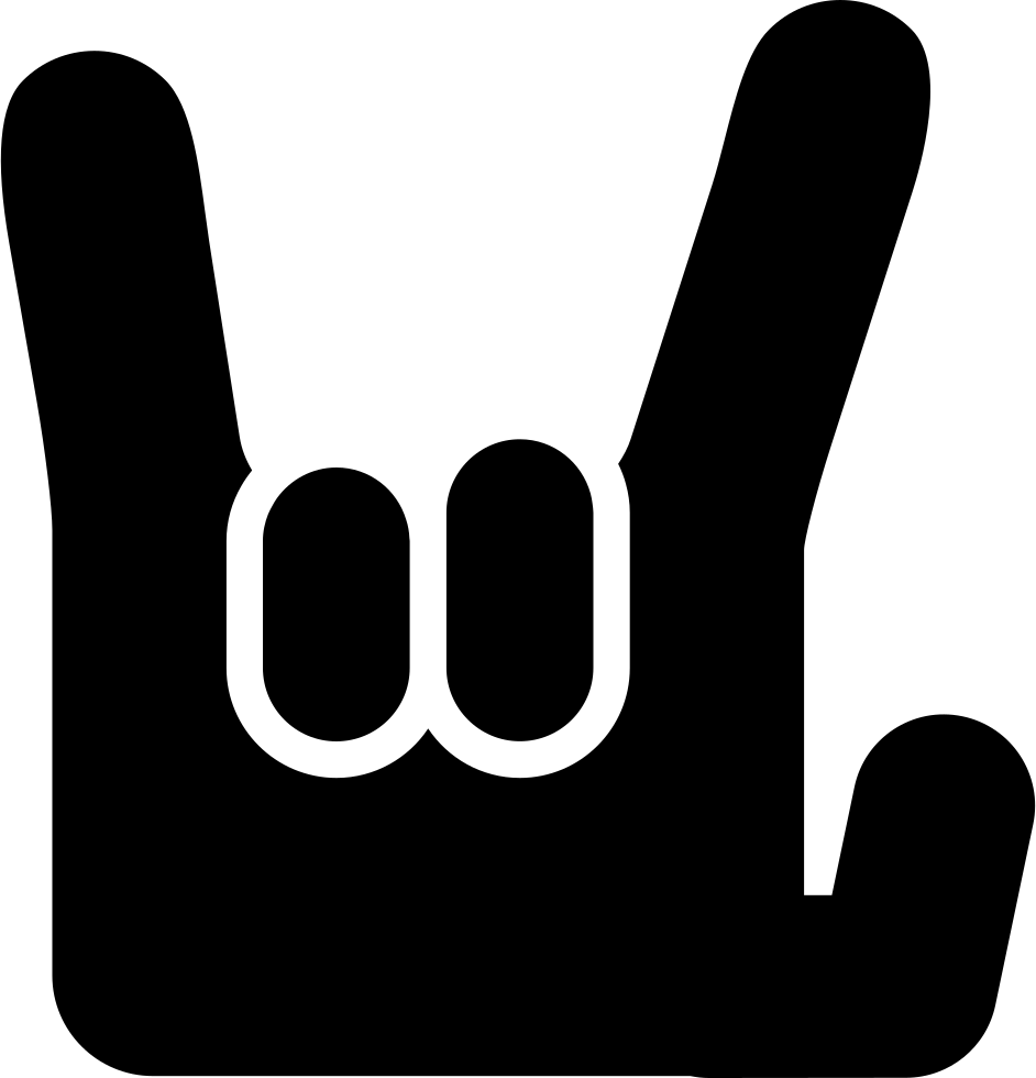 Png File - Rock Hand Icon - Free Transparent PNG Download - PNGkey