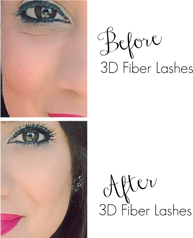 Download Before And After 3d Fiber Lashes - Eye Liner PNG Image with No ...
