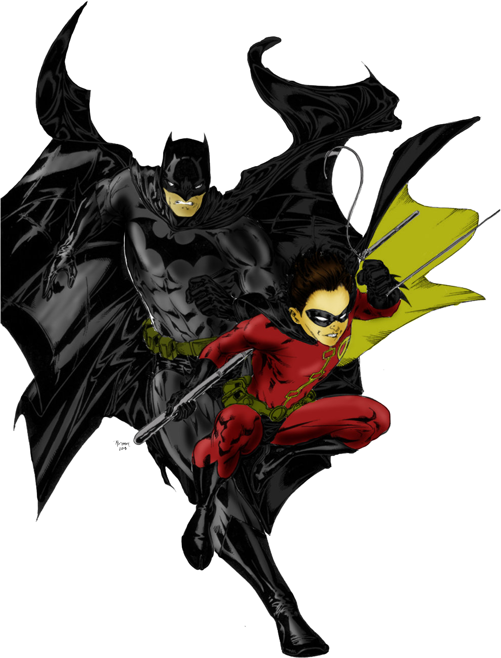 Download Batman And Robin Png File - Batman Vs Robin Png PNG Image with ...