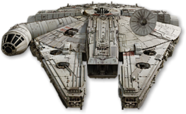 Star Wars Clipart Millenium Falcon - Star Wars Millennium Falcon Png ...