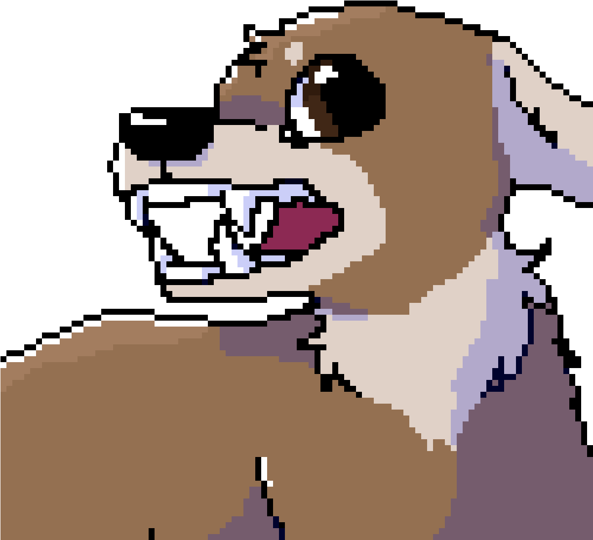 Smiley Doggo - Dog Licks - Free Transparent PNG Download - PNGkey