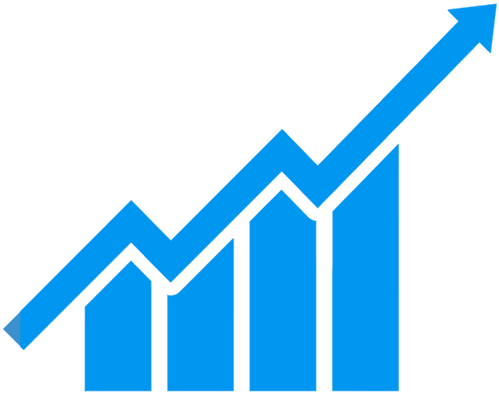Profitability Icon - Growth Chart Vector - Free Transparent PNG ...