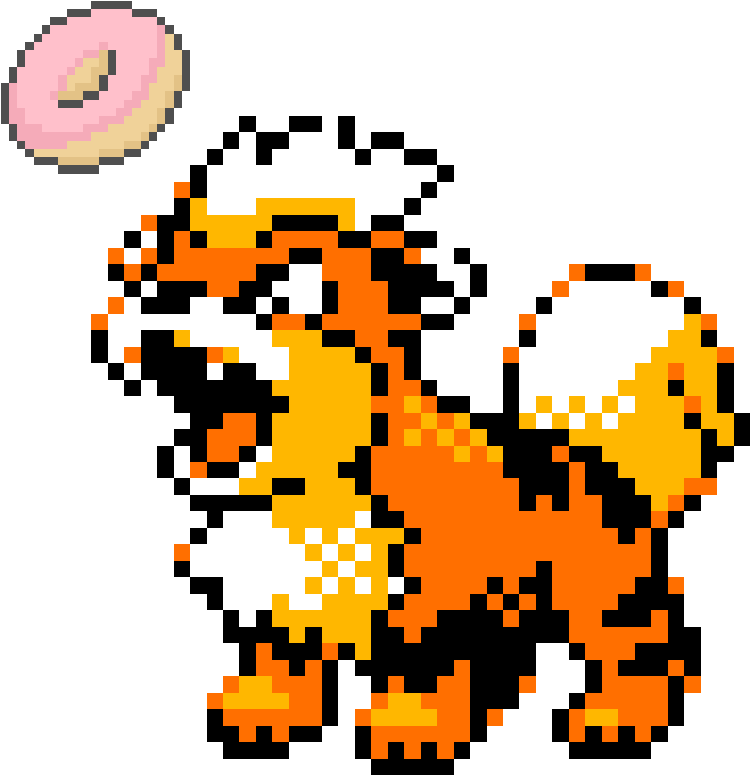 Download Growlithe - Pokemon Gen 1 Pixel Art PNG Image with No ...