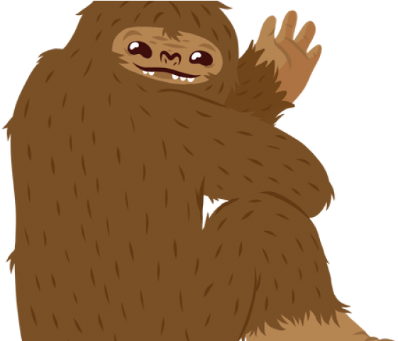 Sasquatch Clipart Transparent - Bigfoot Cartoon Png - Free Transparent ...
