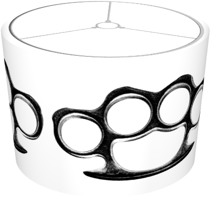 Knuckle Duster Lampshade - Circle - Free Transparent PNG Download - PNGkey