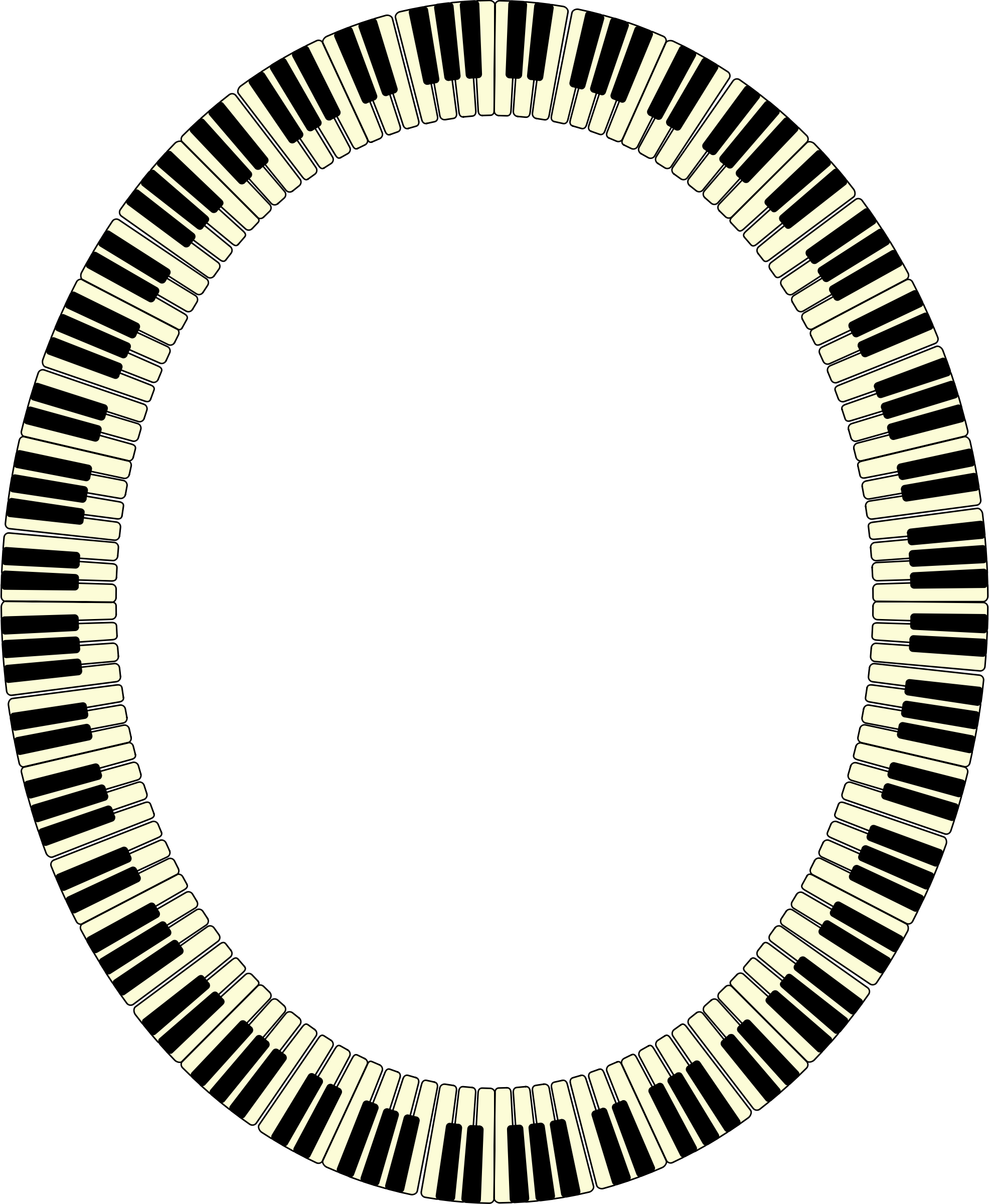 Download Big Image - Piano Key Circle PNG Image with No Background ...