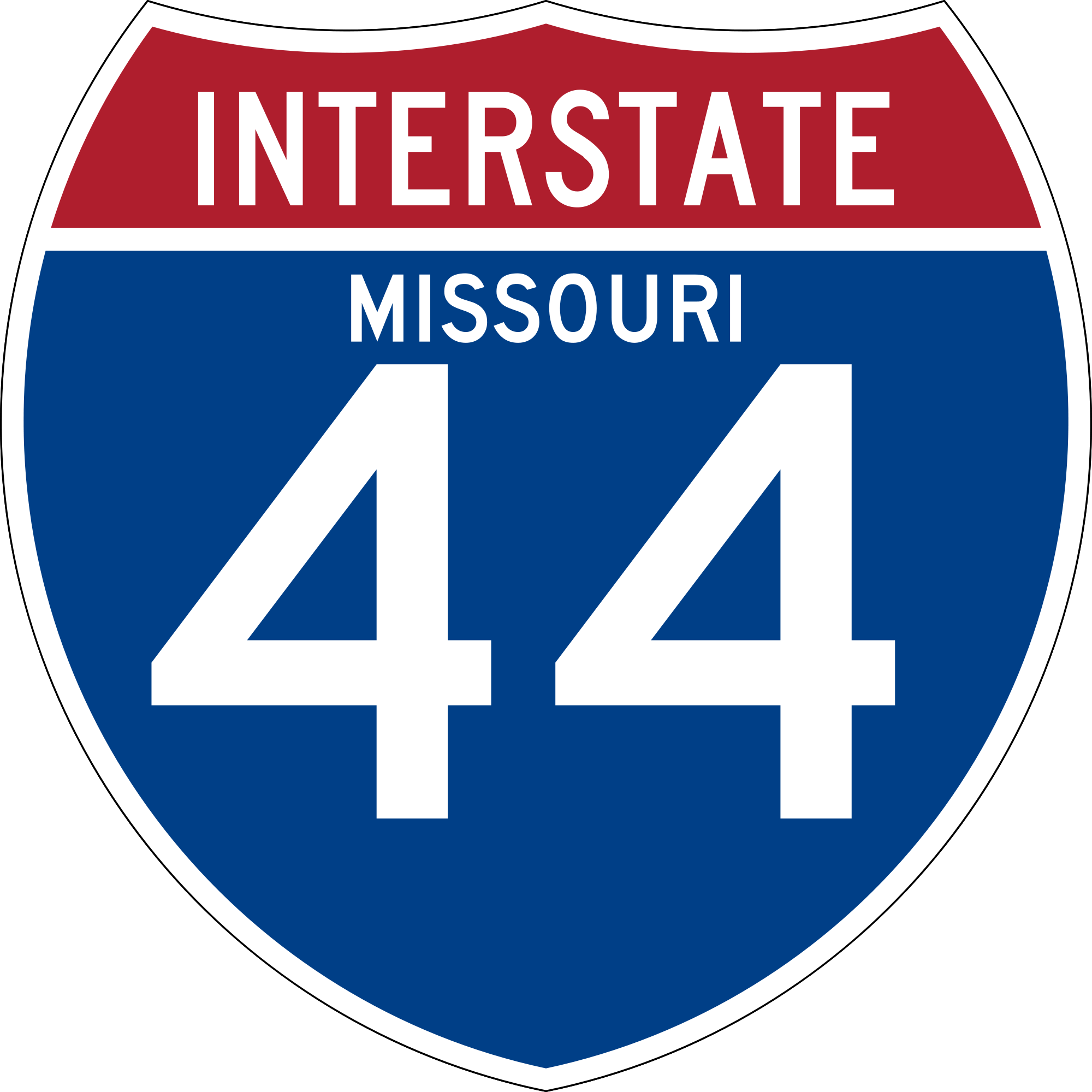 Download 2000 X 2000 1 - Interstate 44 Sign PNG Image with No ...