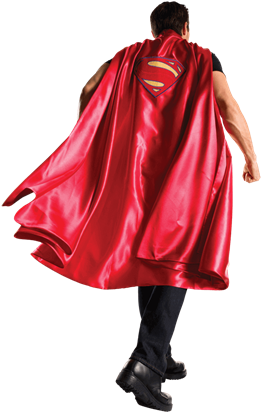 Adult Deluxe Superman Cape - Superman Cape - Free Transparent PNG ...