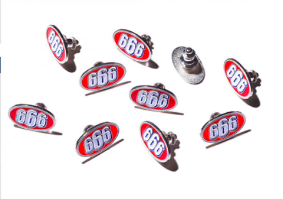 Supreme 666 Pin Accessory - Supreme - Free Transparent PNG Download ...