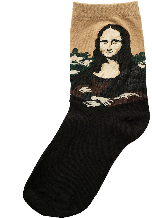 Mona Lisa Socks - Storenvy - Free Transparent PNG Download - PNGkey