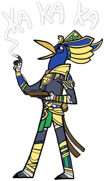 Download Ka Ka Ka By Zennore On Deviantart - Thoth Smite Fan Art PNG ...