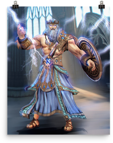 Zeus Figure Smite - Free Transparent PNG Download - PNGkey