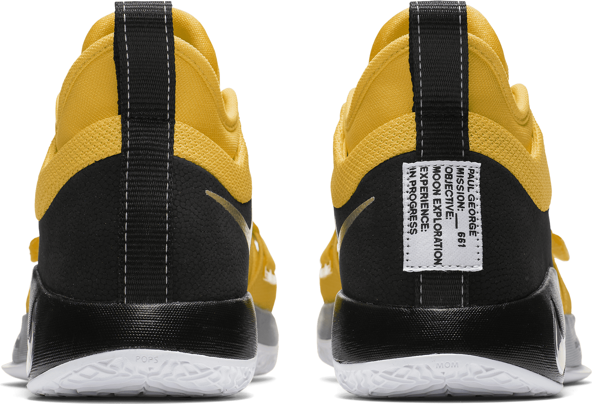 Download Nike Pg - Pg 2.5 Yellow Black PNG Image with No Background ...