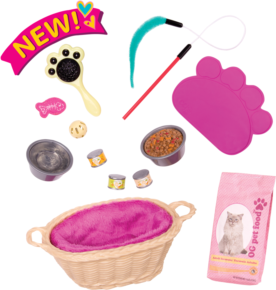 Download //s3 Ca Central - Our Generation Cat Pet Set PNG Image with No ...