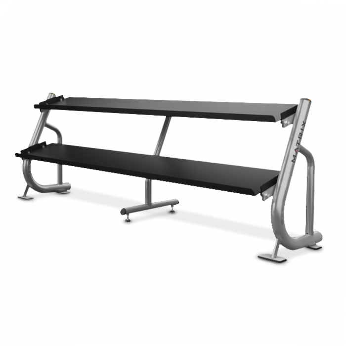 Download Matrix Flat-tray Dumbbell Racks - 2 Tier Flat Tray Dumbbell ...